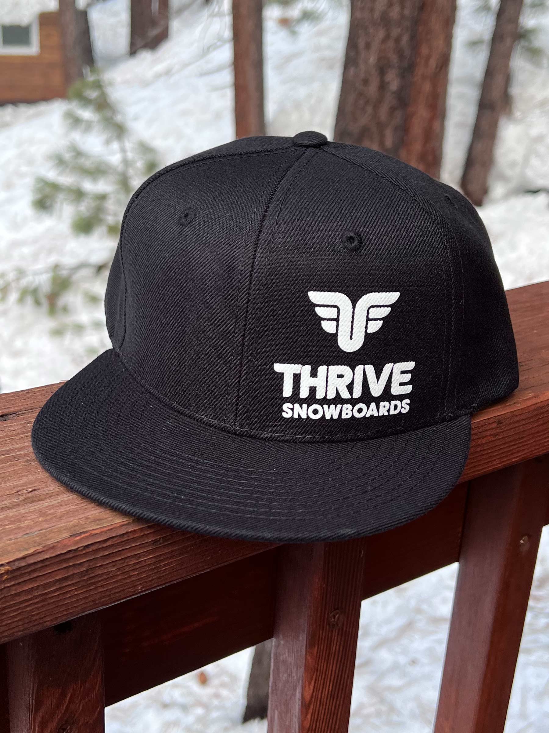 THRIVE BRANDED HAT FLAT BRIM – Thrive Snowboards